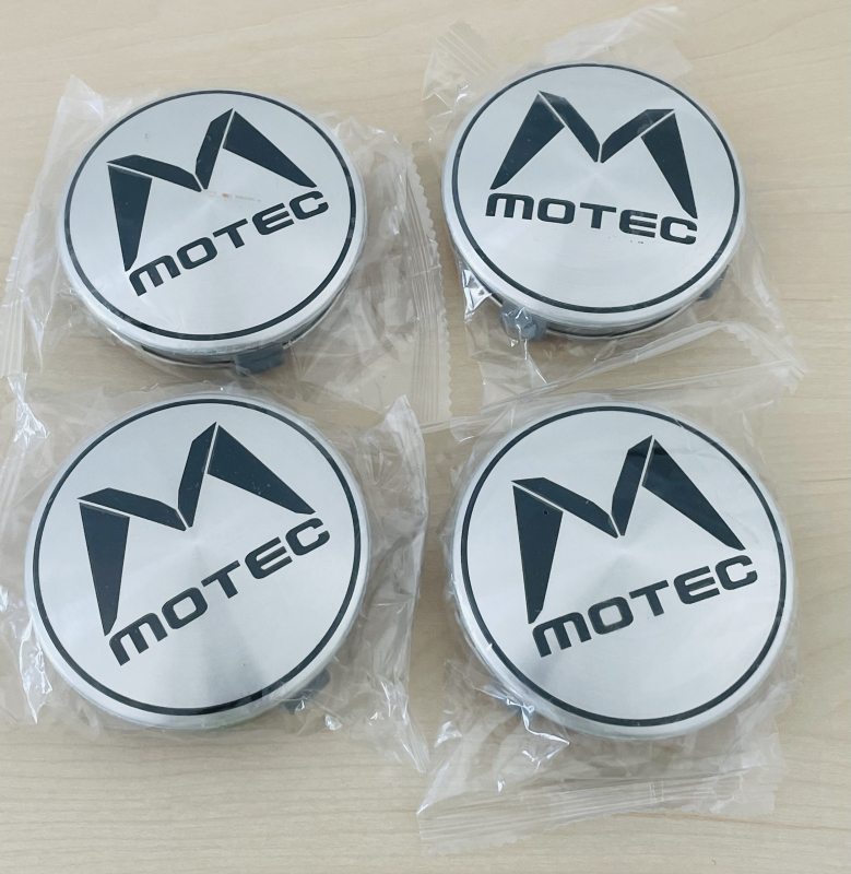 Motec Center Caps silver - new Logo - Motec Wheels
