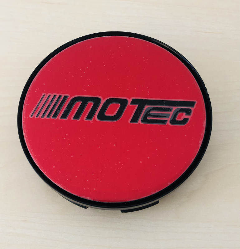 Motec Center Caps red - Motec Wheels